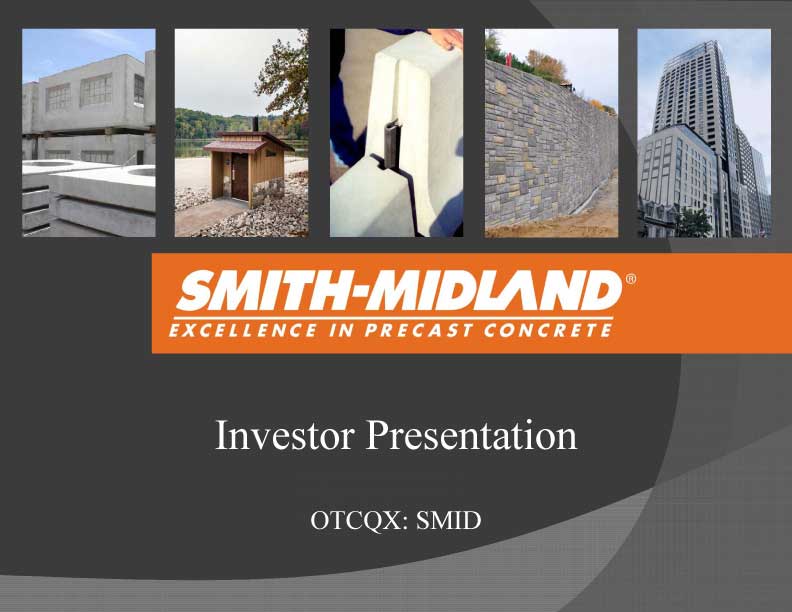 Investors | Smith Midland Corporation